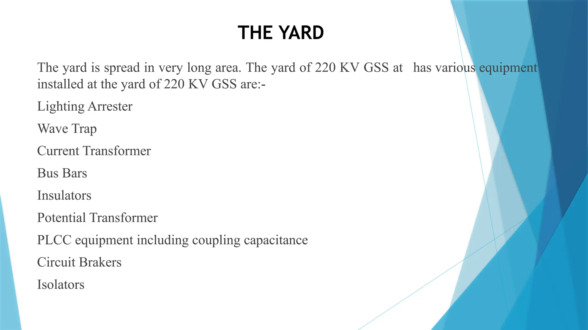 220KV GRID SUBSTATION internship report.pptx | Computer Networking | Computing