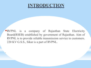 220 kv gss | PPTX | Computer Networking | Computing