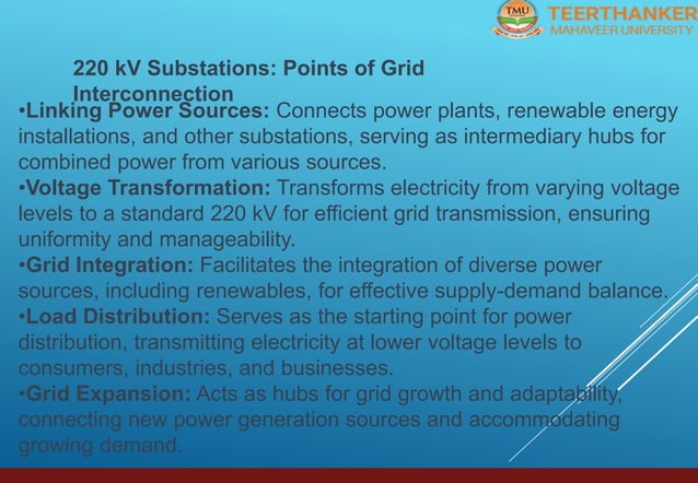 220KV SUB STATION.pptx | Computer Networking | Computing
