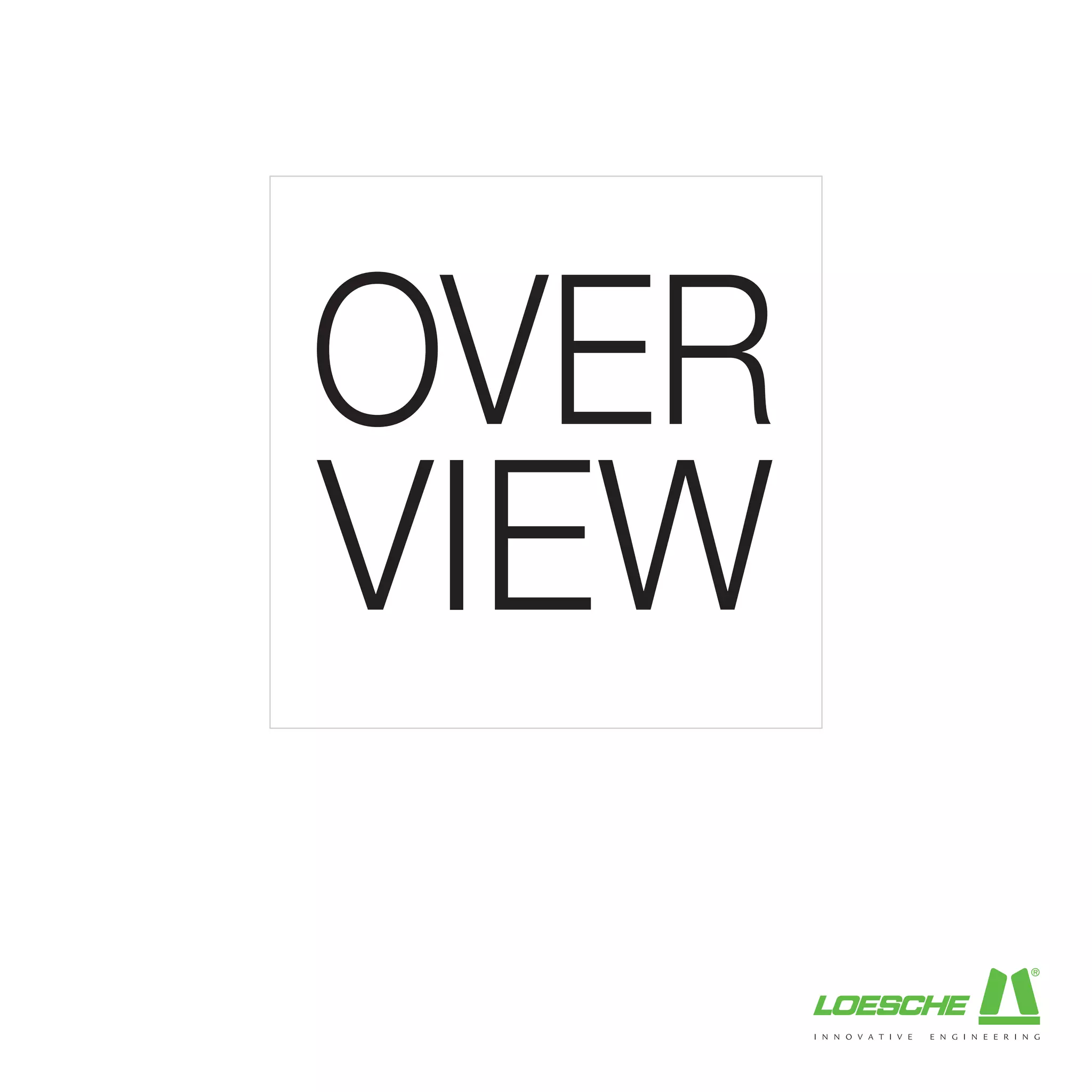 LOESCHE: OVERVIEW | PDF