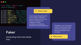 Exploring Five Lesser-Known Python Libraries | PPTX | Programming Languages | Computing