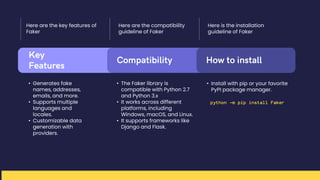 Exploring Five Lesser-Known Python Libraries | PPTX | Programming ...