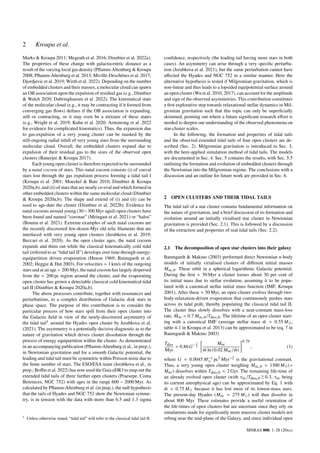 Asymmetrical tidal tails of open star clusters: stars crossing their ...