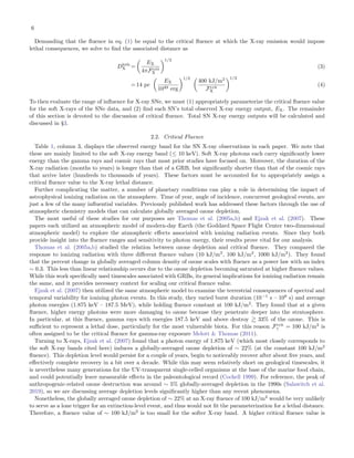 X-Ray Luminous Supernovae: Threats to Terrestrial Biospheres | PDF