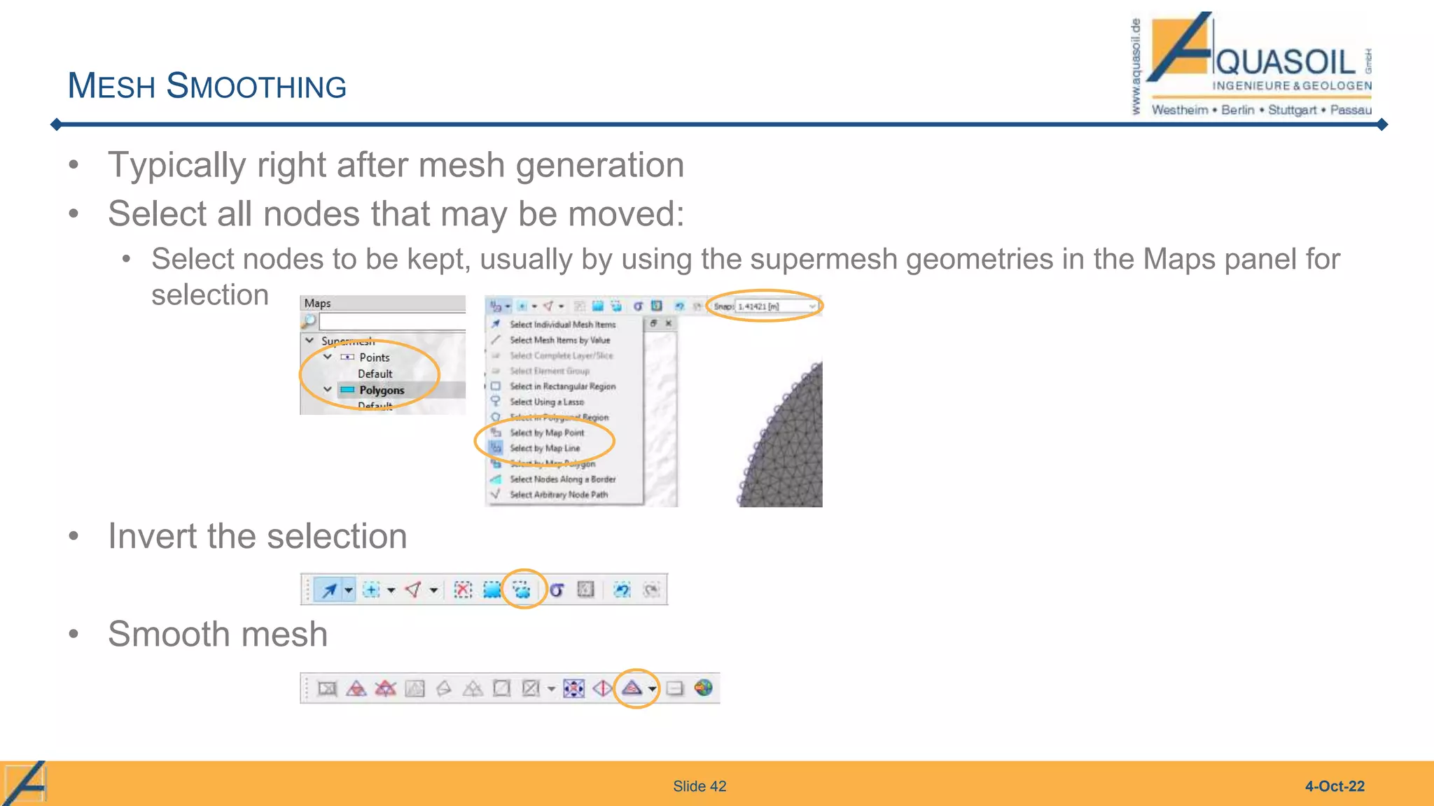 AQUASOIL FEFLOW Training Slides | PPSX