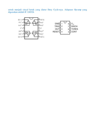 DESAIN OPEN LOOP CONTROL MOTOR DC 2 | DOCX