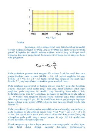 DESAIN CLOSE LOOP CONTROL MOTOR DC | DOCX