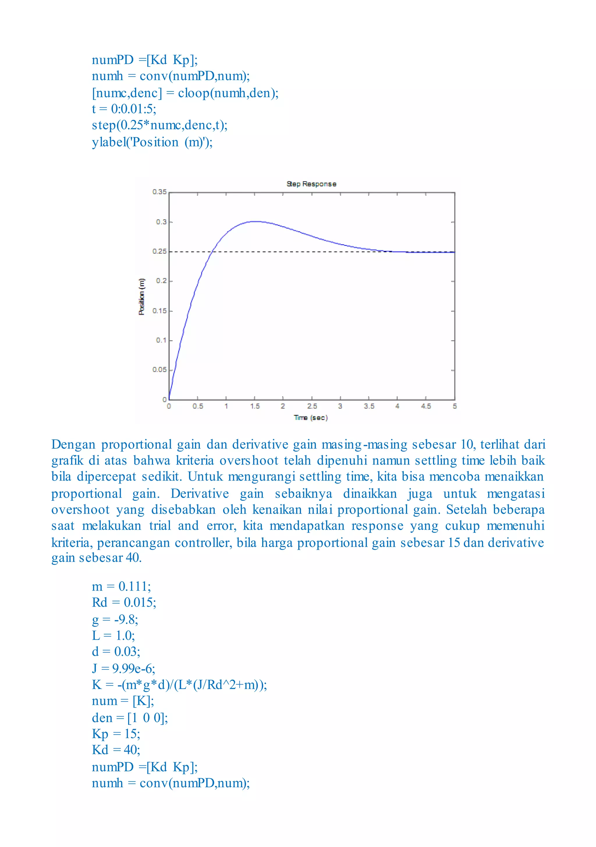 Ball & Beam Control System | DOCX
