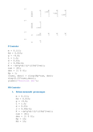 Ball & Beam Control System | PDF