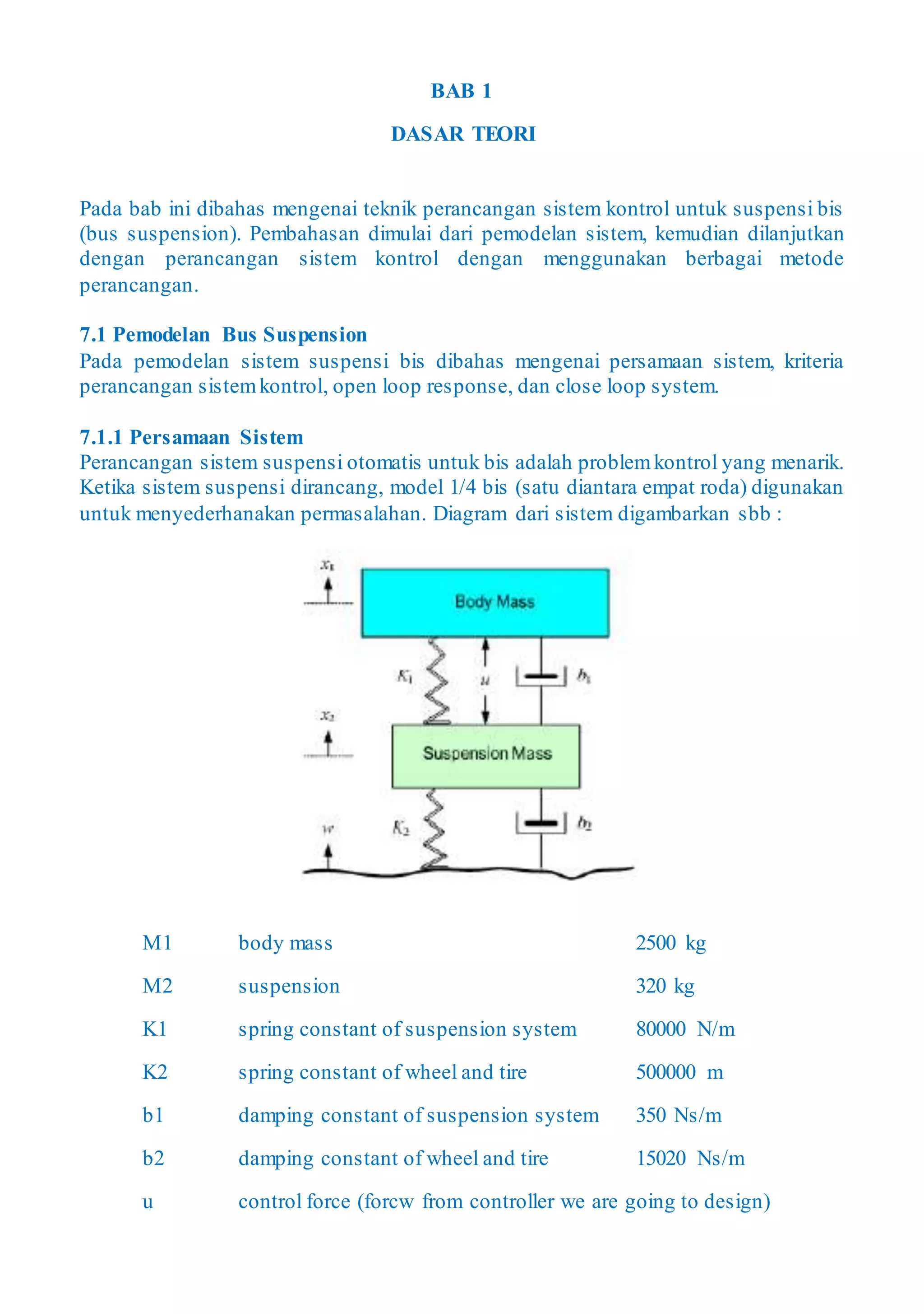 Bus Suspension Control System | DOCX