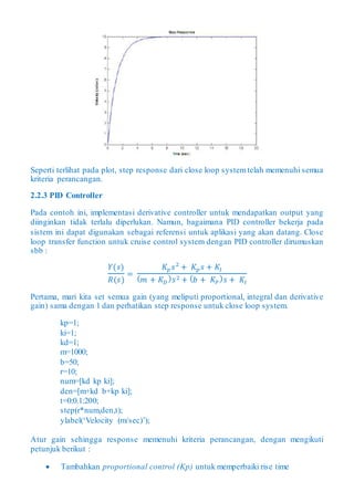 cruise control system | PDF