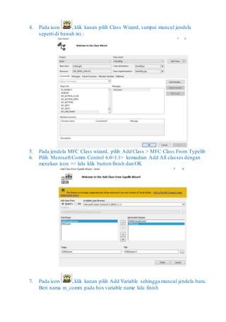 Interface Menggunakan Komunikasi Serial | DOCX