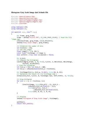 Histogram dan Segmentasi 2 | PDF