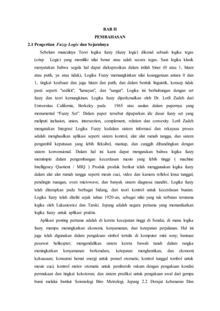 FUZZY LOGIC CONTROLLER | DOCX