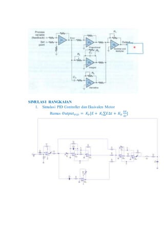 PID Control Dengan Rangkaian Ekuivalen Motor | PDF