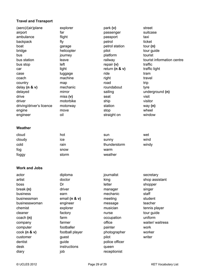 22105 ket-vocabulary-list | PDF