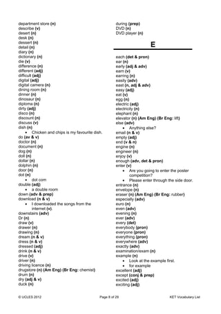 22105 ket-vocabulary-list | PDF