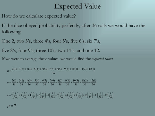 2.21.08 Expected Value | PPT