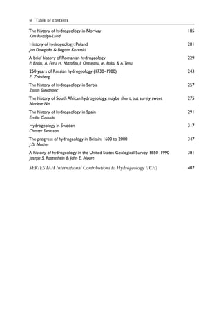 History Of Hydrogeology Nicholas Howden John Russell Mather | PDF