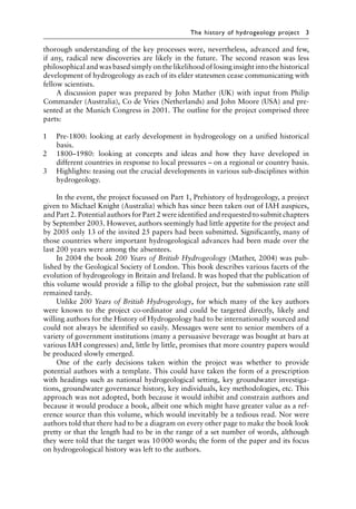 History Of Hydrogeology Nicholas Howden John Russell Mather | PDF