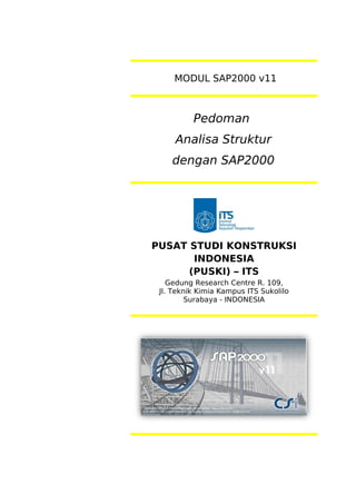 221096408 dasar-dasar-sap-2000-puski-its | PDF