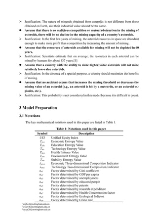 Research on the impact of asteroid mining on global equity | PDF