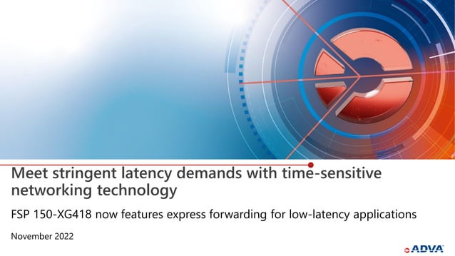 Meet stringent latency demands with time-sensitive networking | PDF | Computer Networking ...