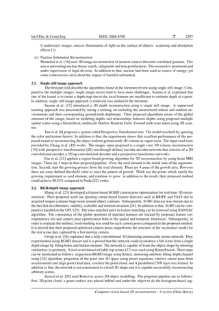 Computer Vision Based 3D Reconstruction : A Review | PDF