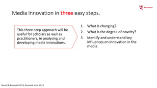 Making sense of media innovation | PPTX