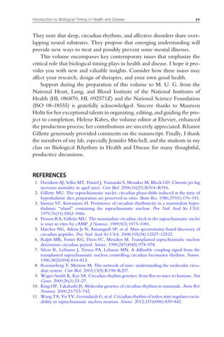 Chronobiology Biological Timing In Health And Disease Martha Gillette | PDF