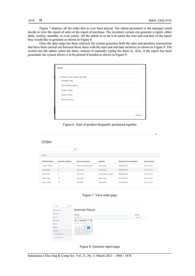 Development of an inventory management system using association rule | PDF | Databases ...