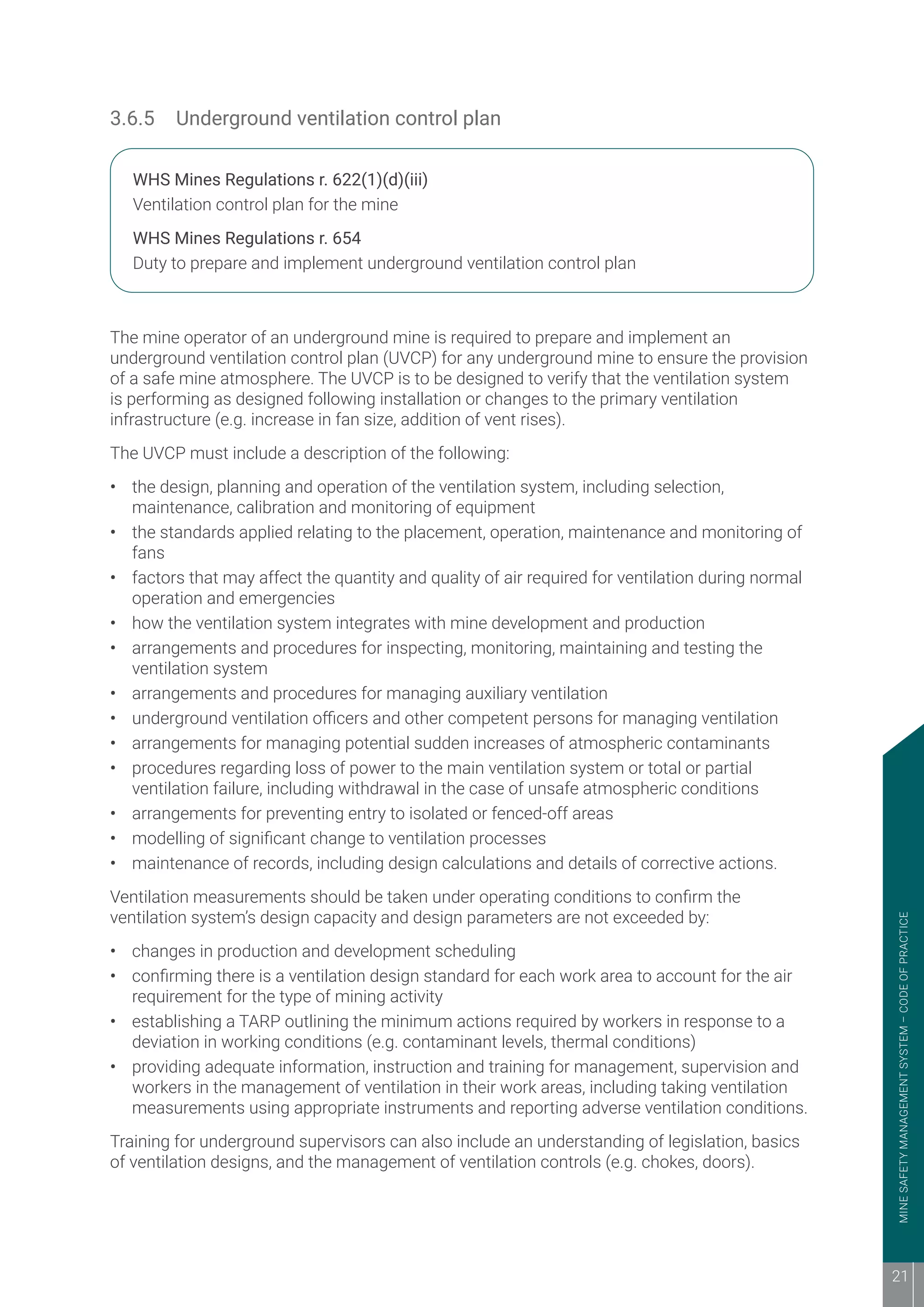 Code of practice - Mine Safety Management System | PDF