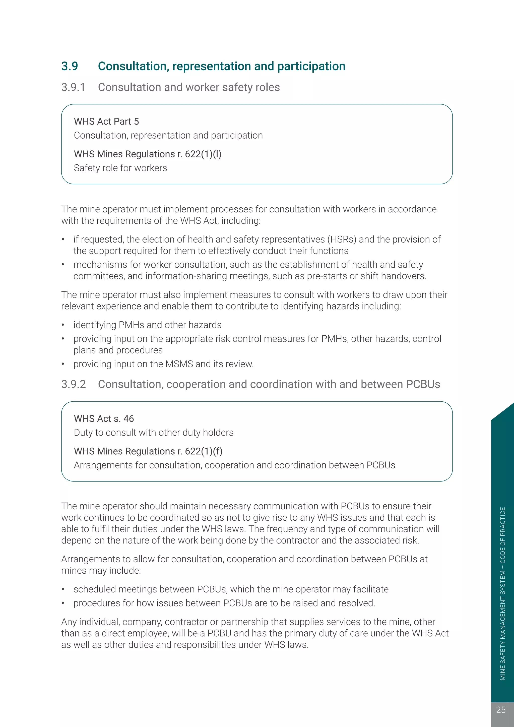 Code of practice - Mine Safety Management System | PDF
