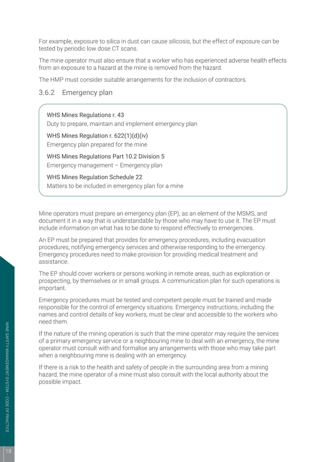 Code of practice - Mine Safety Management System | PDF
