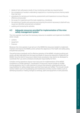 Code of practice - Mine Safety Management System | PDF