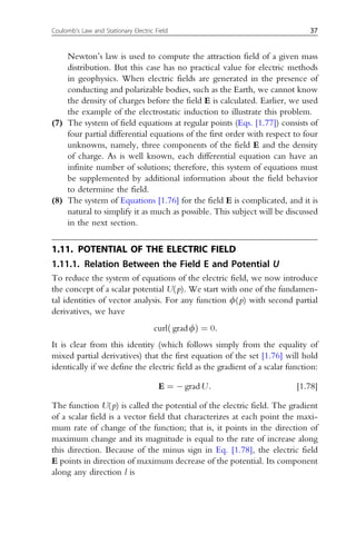 Principles Of Electric Methods In Surface And Borehole Geophysics Aa ...