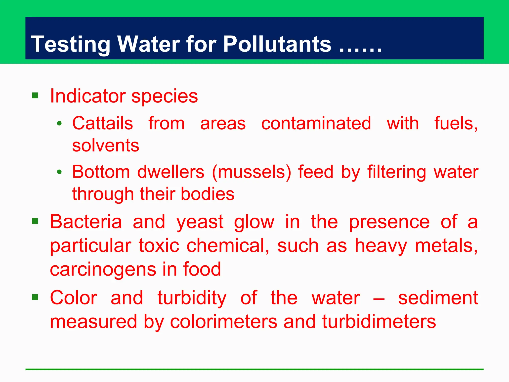 Water pollution an how water pollution is caused and how it is tested | PPT