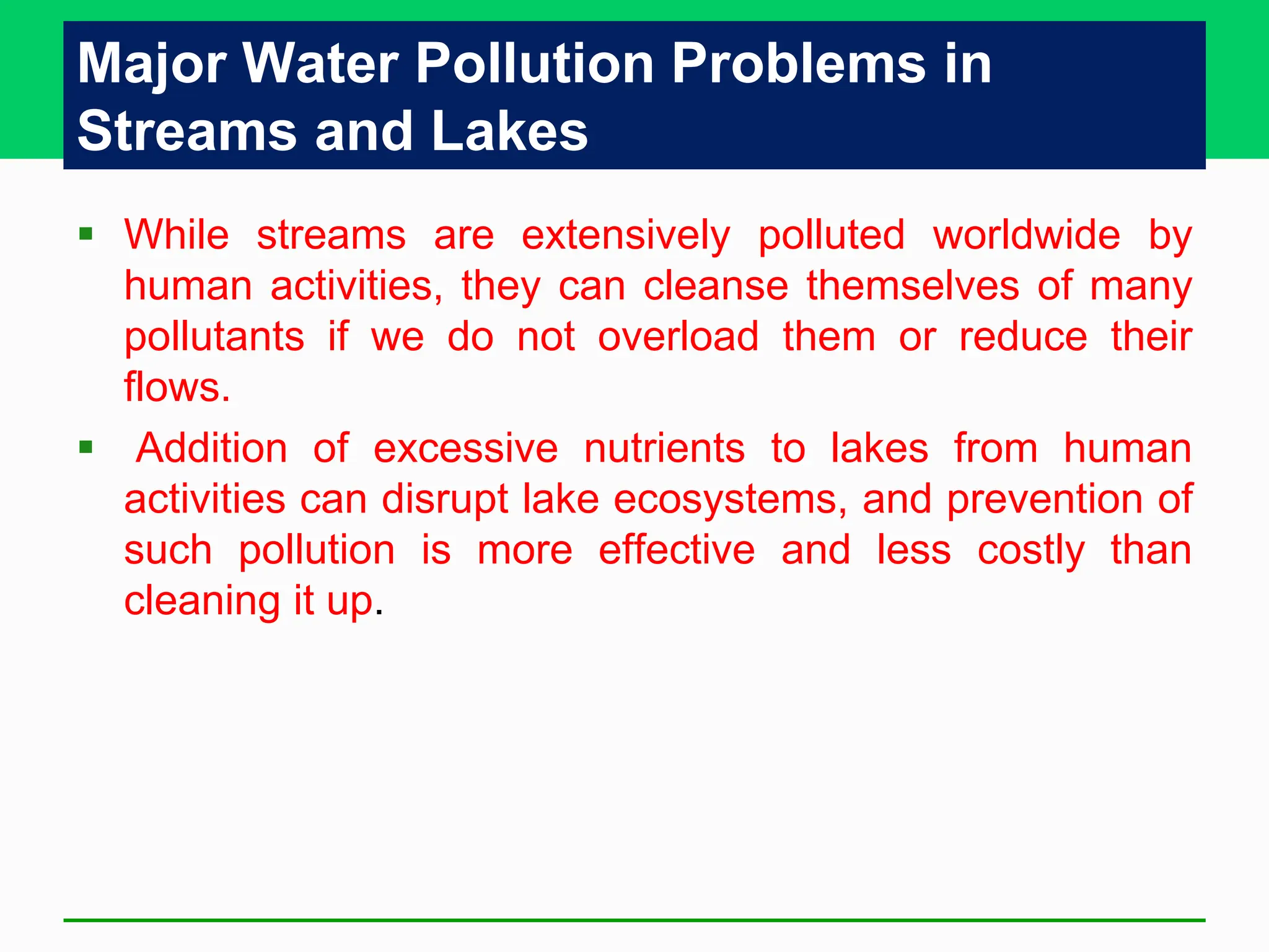 Water pollution an how water pollution is caused and how it is tested | PPT