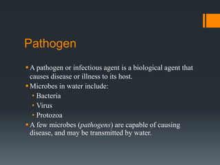 pathogen in water | PPT