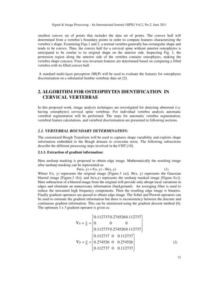 Anterior Osteophyte Identification in Cervical Vertebrae | PDF