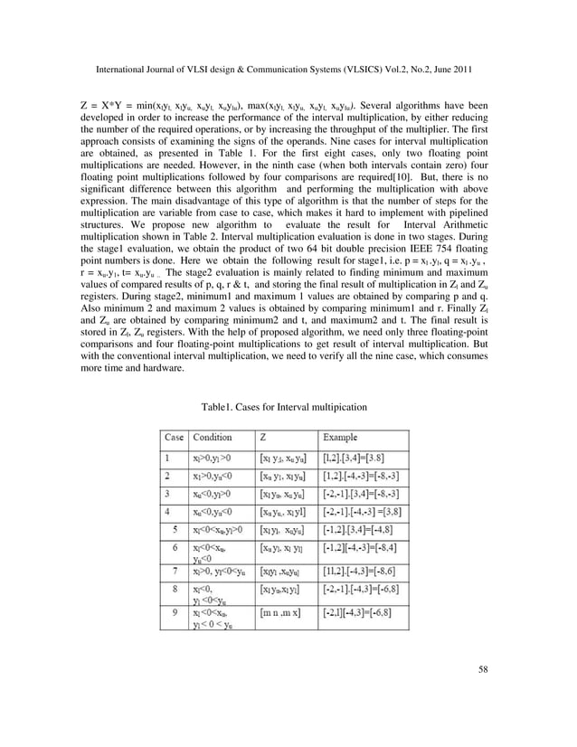 Design of optimized Interval Arithmetic Multiplier | PDF