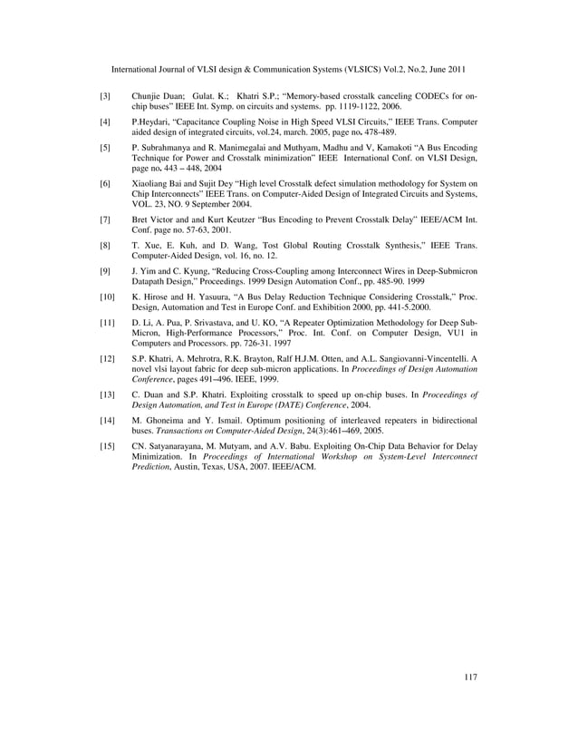 A Bus Encoding To Reduce Crosstalk Noise Effect In System On Chip Pdf