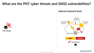 Addressing PNT threats in critical defense infrastructure | PPT