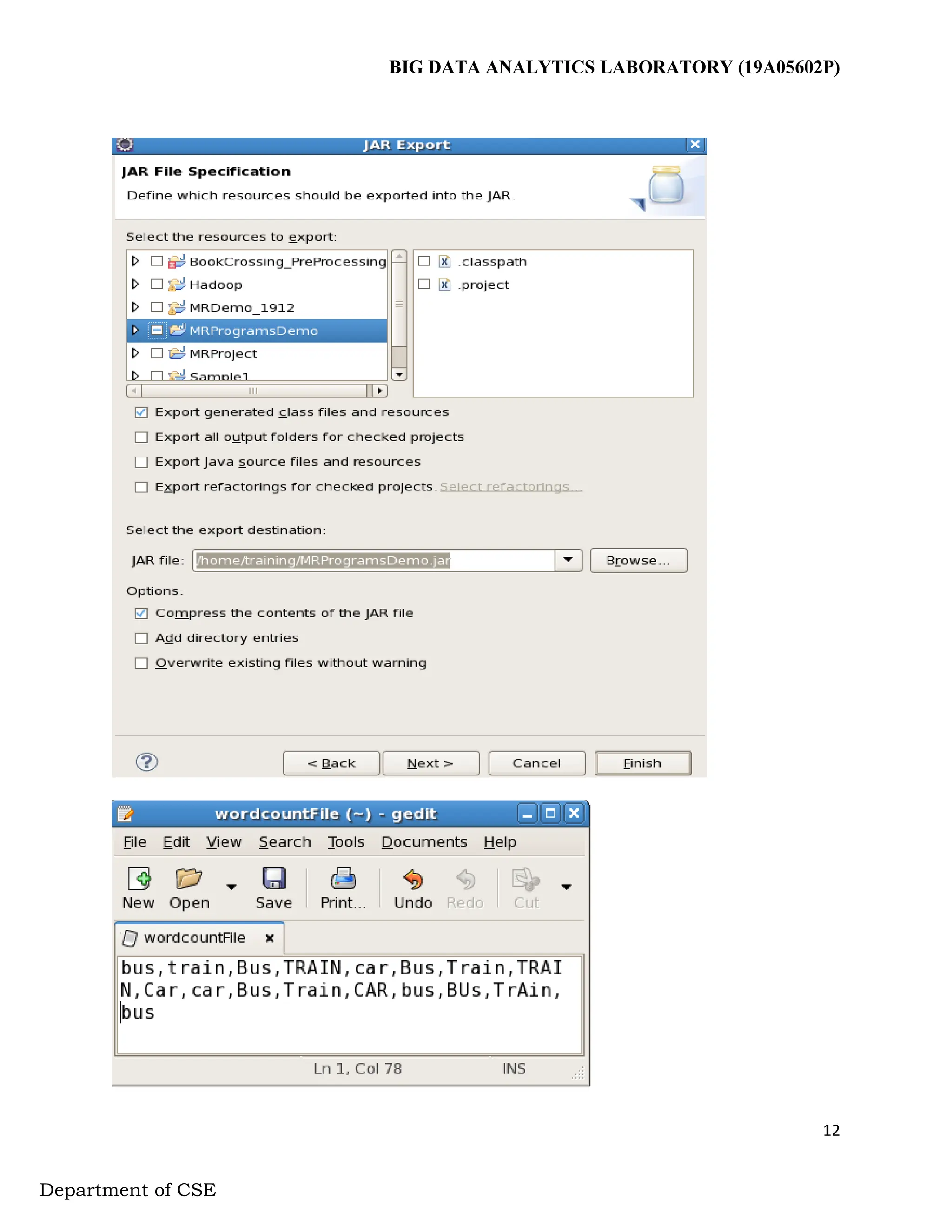 2. Develop a MapReduce program to calculate the frequency of a given word in a given file. | PDF ...