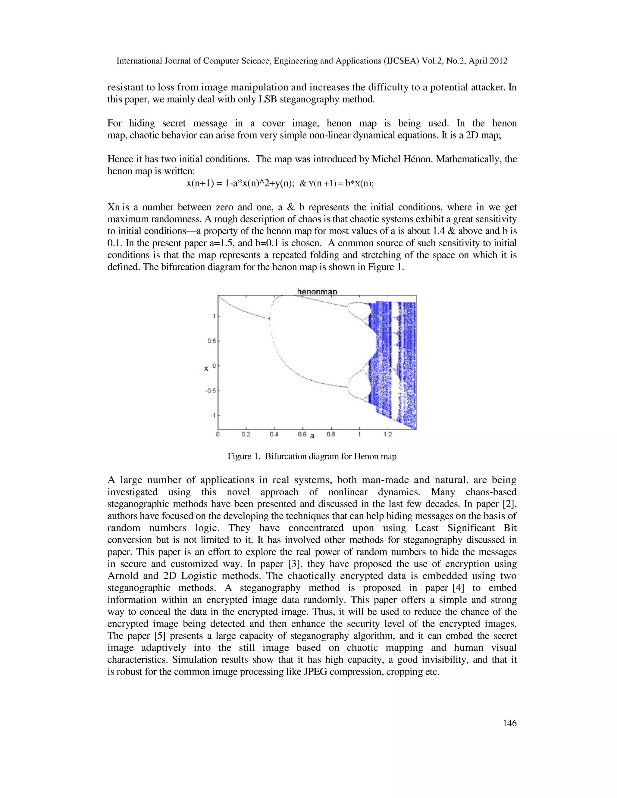 TEXT STEGANOGRAPHY USING LSB INSERTION METHOD ALONG WITH CHAOS THEORY | PDF