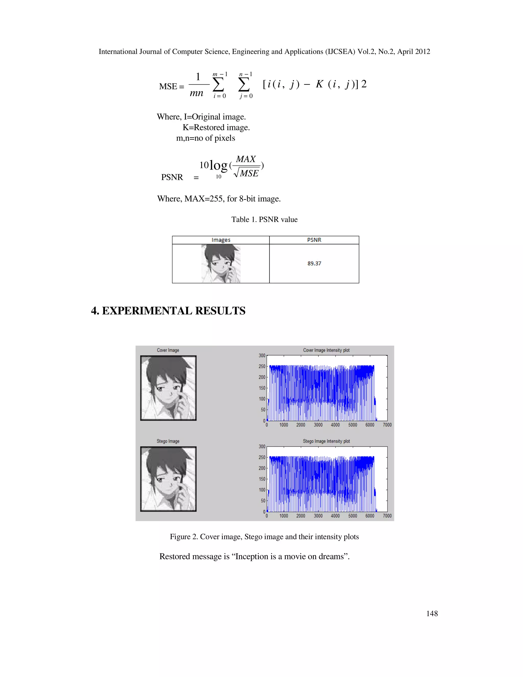 TEXT STEGANOGRAPHY USING LSB INSERTION METHOD ALONG WITH CHAOS THEORY | PDF