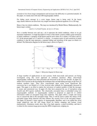 TEXT STEGANOGRAPHY USING LSB INSERTION METHOD ALONG WITH CHAOS THEORY | PDF