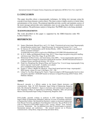 TEXT STEGANOGRAPHY USING LSB INSERTION METHOD ALONG WITH CHAOS THEORY | PDF