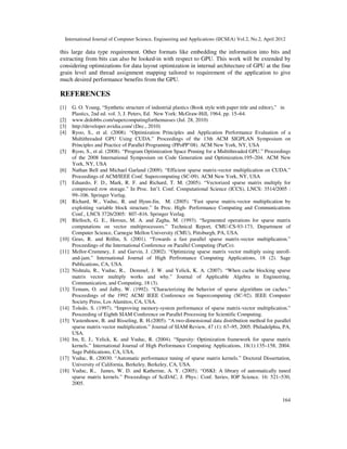 Effective Sparse Matrix Representation for the GPU Architectures | PDF