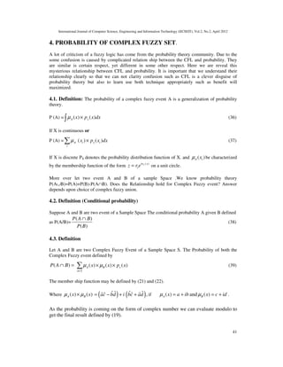 PROBABILISTIC INTERPRETATION OF COMPLEX FUZZY SET | PDF